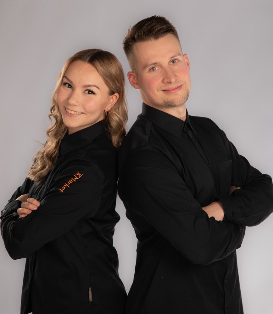 Elias Rantala ja Adele Hiltunen aloittavat kauppiasuransa Vaasassa kolmella K-Marketilla - Elias ...