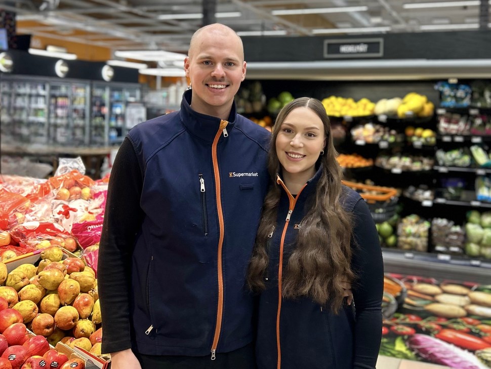 Joonatan Sopanen ja Katariina Laurila aloittavat kauppiasuransa Porissa ...