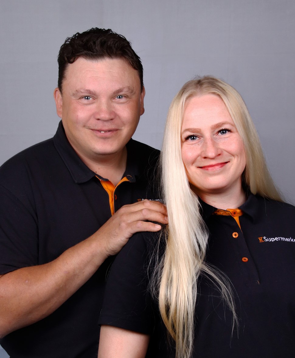 Tommi ja Hannele Niskanen aloittavat K-Citymarket Kuusamon kauppiaina 1.10.