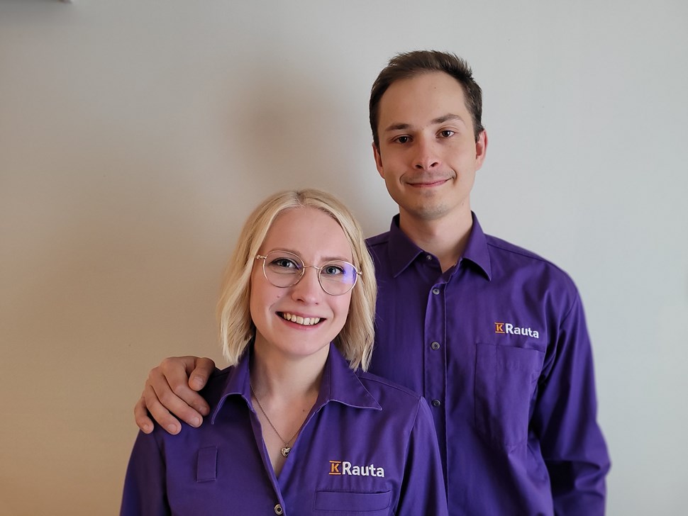 Arttu Korpela ja Charlotta Kittilä K-Rauta Levin kauppiaiksi
